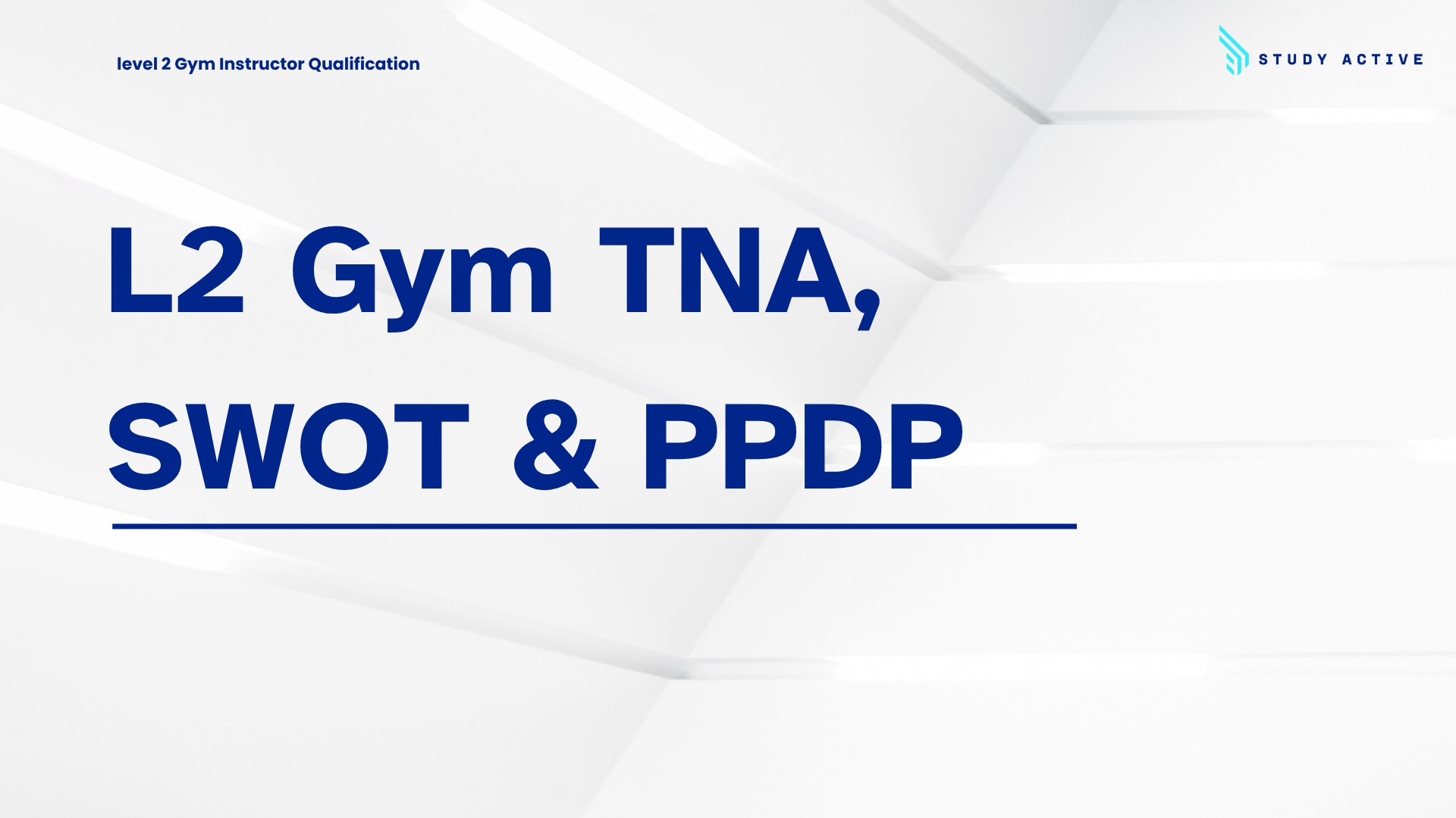 L2 Gym Instructing Course Videos